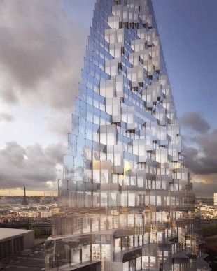 Triangle Tower In Paris - WordlessTech