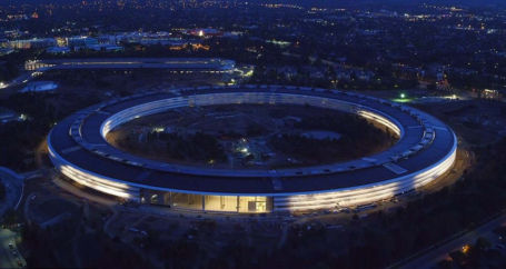Apple's Spaceship At Sunset - WordlessTech