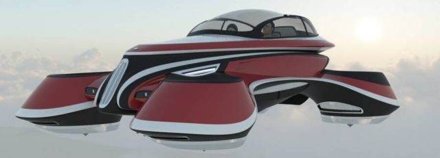 The Hover Coupe Flying car concept | WordlessTech The Hover Coupe Flying car concept | WordlessTech