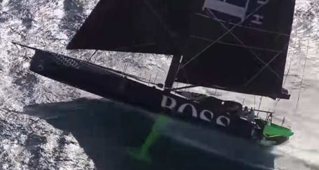 Alex Thomson sailing on-board Hugo Boss | WordlessTech