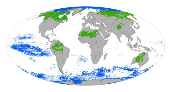 A New Map Of The World's Remaining Wilderness - WordlessTech