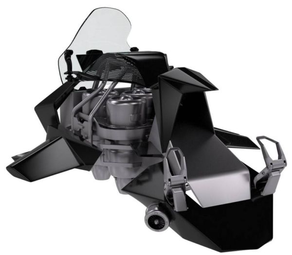 The Speeder Jet Powered Flying Motorcycle - WordlessTech
