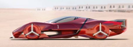 Mercedes-Benz Red Sun hypercar concept | WordlessTech