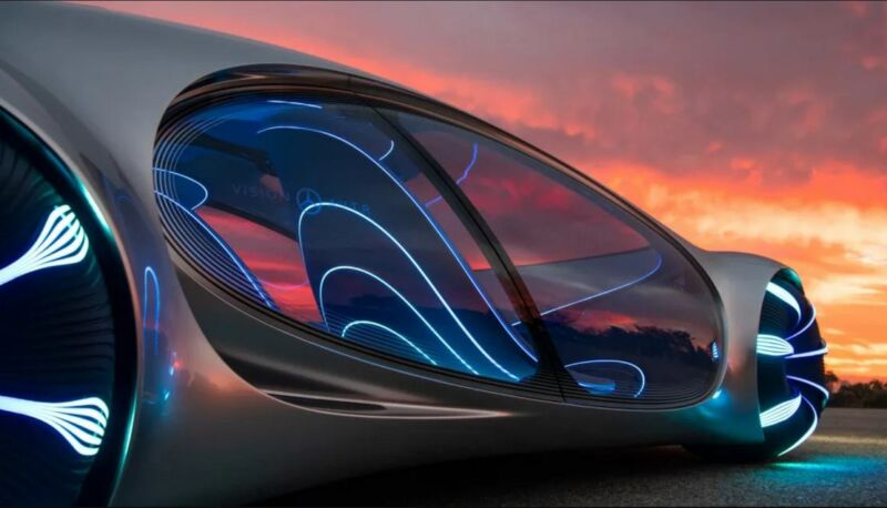 Driving The Mercedes Vision AVTR Concept - WordlessTech