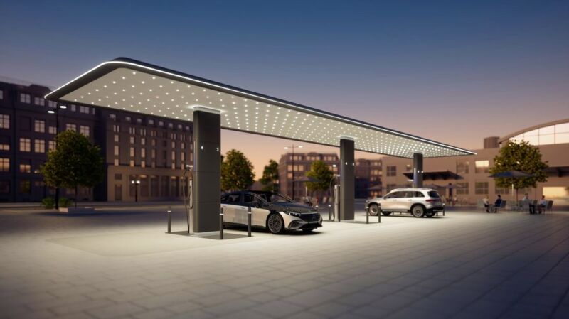 Mercedes-Benz To Launch High Power EV Charging Network - WordlessTech