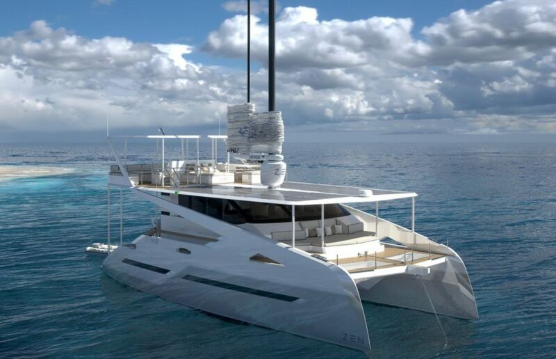 ZEN50 Solar-Powered Catamaran - WordlessTech