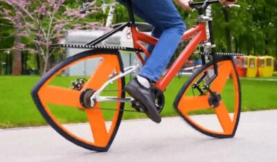 Triangle-Wheeled Bike - WordlessTech
