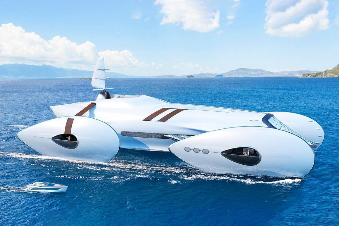 Andy Waugh Decadence Catamaran Concept - WordlessTech