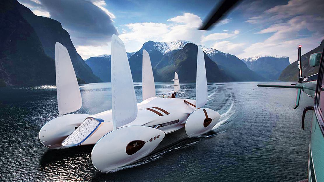 Andy Waugh Decadence Catamaran Concept - WordlessTech