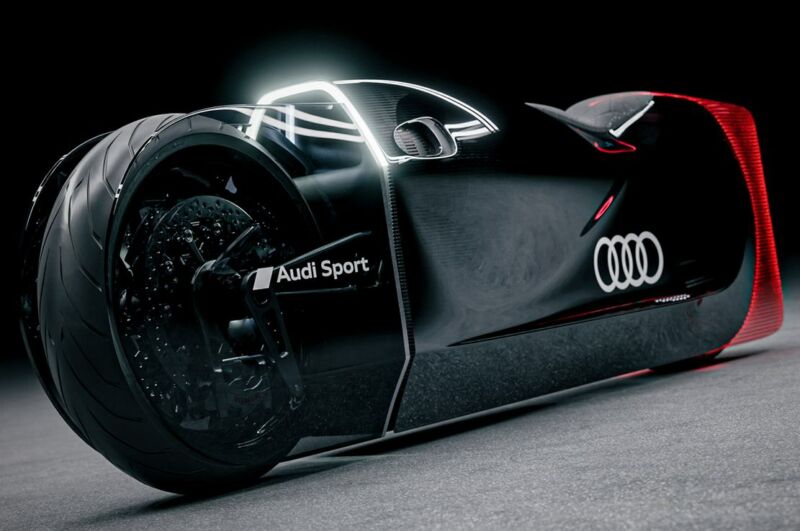 Audi Robosphere Concept Motorbike - WordlessTech