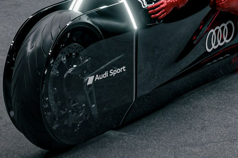 Audi Robosphere Concept Motorbike - WordlessTech