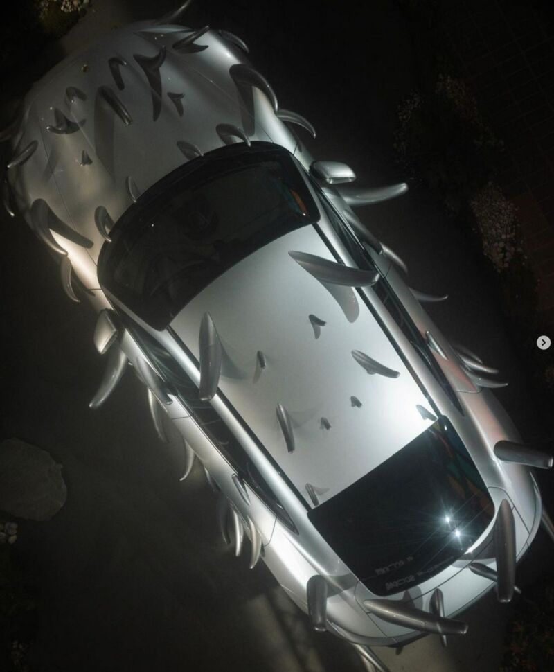 Spiky Porsche At Scopes Festival - WordlessTech