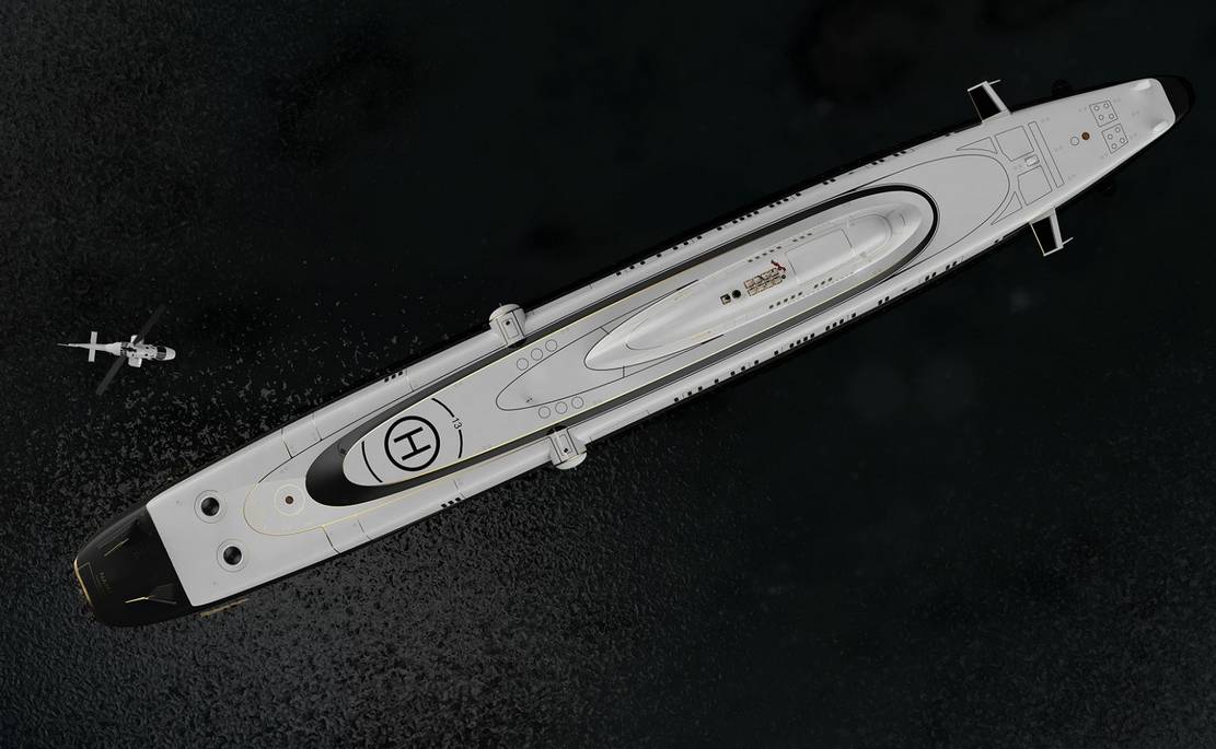 Migaloo M5 165-meter Submersible Superyacht - The News Intel