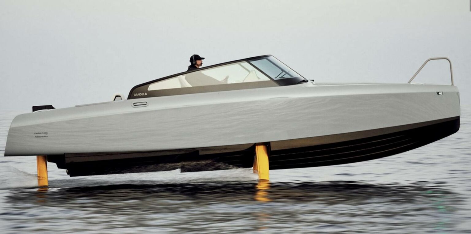 Candela Launched C-8 Polestar Electric Hydrofoil Boat - WordlessTech