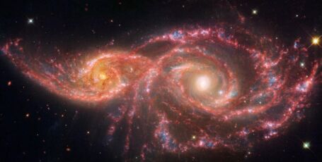 Webb And Hubble Revealed Weird Galaxy Pair - WordlessTech