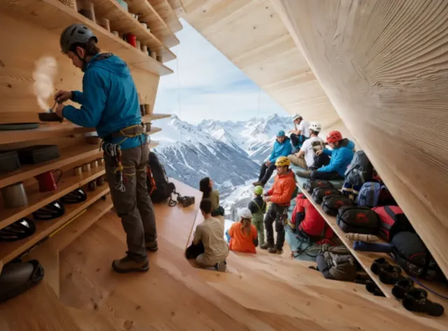 Glass-fronted Bivouac Mountain Shelter - WordlessTech