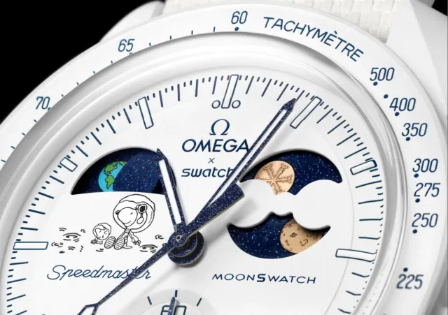 Omega - Swatch MoonSwatch Mission To Earthphase Cold Moon Watch ...
